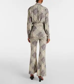 Etro Printed Wrap Top