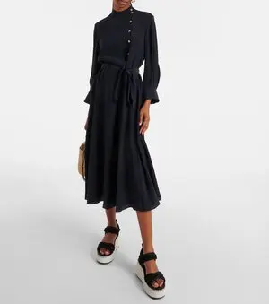 Chloé Nama Suede Platform Sandals