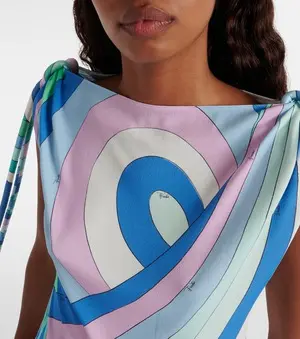 Emilio Pucci Iride" Printed Viscose Blend Top