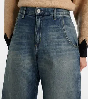 NILI LOTAN Emerson Mid-rise Jeans In Classic Wash
