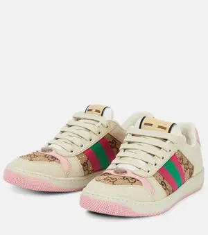 Gucci Screener Leather Sneakers