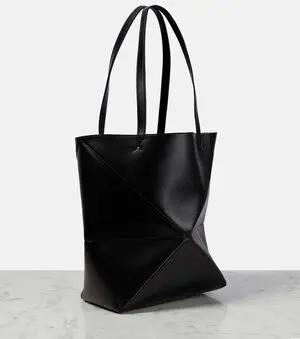 Loewe Puzzle Fold Medium Leather Tote Bag
