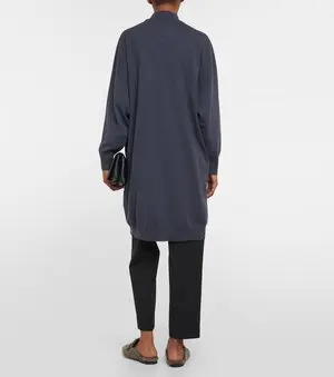 Brunello Cucinelli Embellished Cashmere Sweater Dress