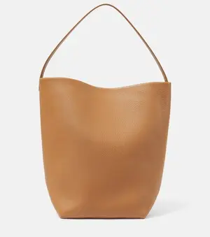 THE ROW The Row Park Large Leather Tote Bag Beige