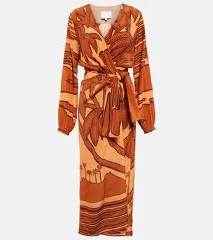 Johanna Ortiz Printed Silk Maxi Dress - Multicoloured