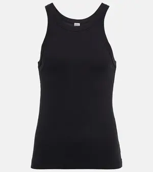 TOTEME Cotton-blend Jersey Tank Top