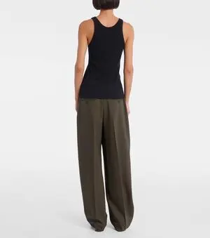 TOTEME Cotton-blend Jersey Tank Top