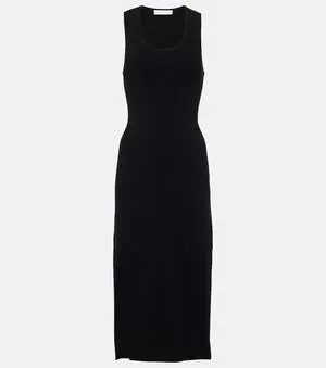 Proenza Schouler White Label Ribbed Knit Tank Dress - Black