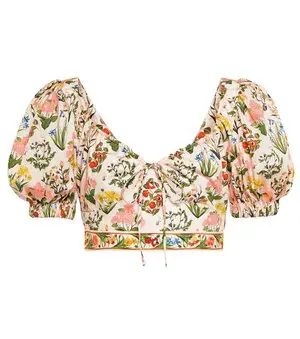 Agua Bendita Cropped Blouses