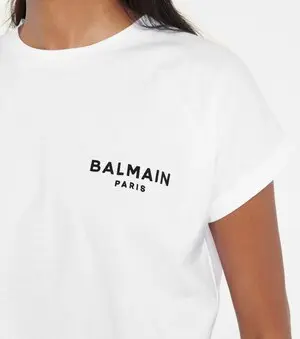 Balmain Logo Cotton T-shirt