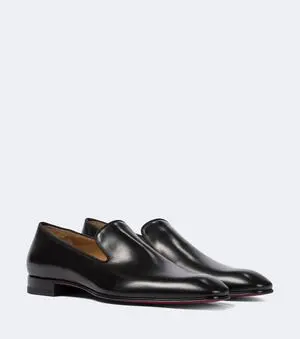 CHRISTIAN LOUBOUTIN Dandelion Leather Loafers - Black