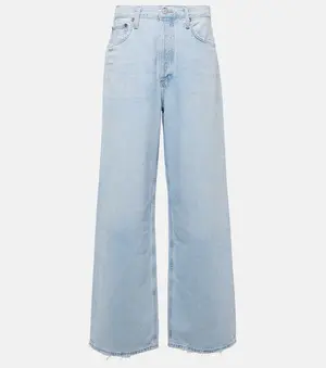 AGOLDE Low Slung Baggy Wide-leg Jeans - Blue