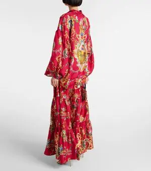 Camilla Printed Silk Shirt