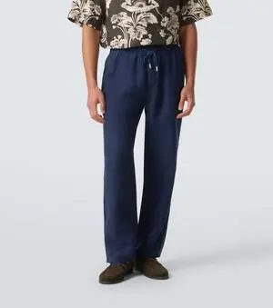 Vilebrequin Pacha Linen Trousers - Blue