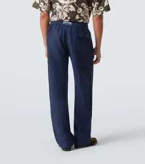 Vilebrequin Pacha Linen Trousers - Blue