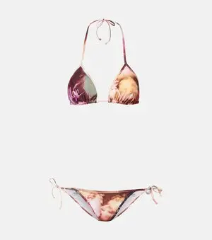 VIVIENNE WESTWOOD The Kiss Printed Bikini - Multicoloured
