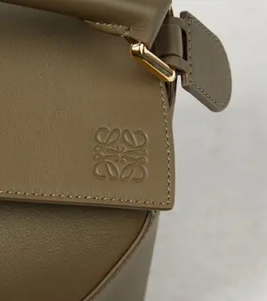 Loewe Puzzle Edge Small Leather Top-handle Bag - Green