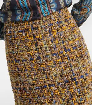 Etro Tweed Mini Skirt