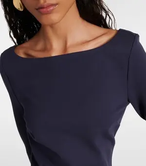 Staud Hawthorne Mini Dress - Blue