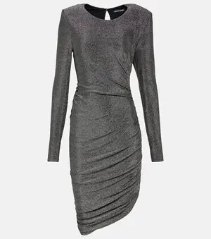 Veronica Beard Cyrus Metallic Mini Dress