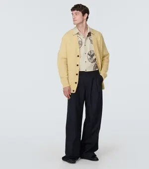 Dries Van Noten Cassidye Printed Cotton Poplin Shirt