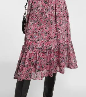 MARANT ETOILE Diya Cotton Voile Maxi Skirt