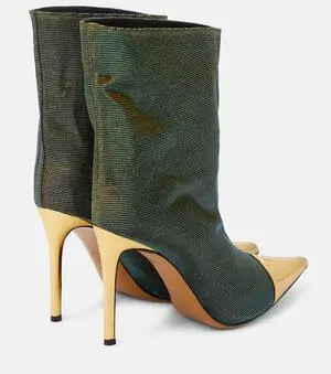 Alexandre Vauthier Alex Ankle Boots With Pointed Toe And Stiletto Heel
