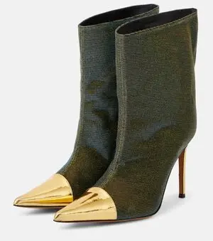 Alexandre Vauthier Alex Ankle Boots With Pointed Toe And Stiletto Heel