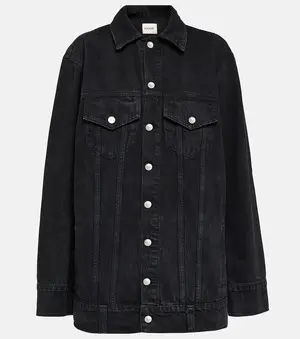 Khaite Cotton Denim Jacket - Black