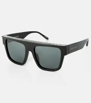 Magda Butrym Square Sunglasses With Embellished Detail