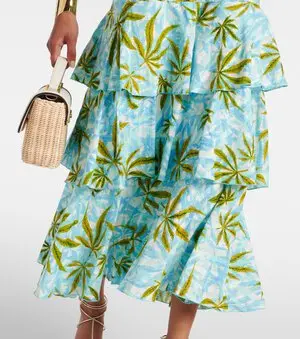 Diane Von Furstenberg Cate Printed Cotton Maxi Dress
