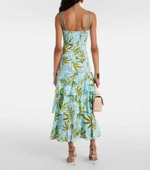 Diane Von Furstenberg Cate Printed Cotton Maxi Dress