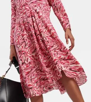 Isabel Marant Étoile Patel Printed Silk Midi Dress