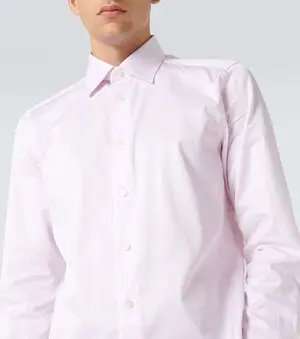 Zegna Trofeo Striped Cotton Shirt