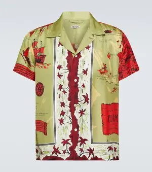 BODE Printed Silk Shirt - Multicoloured