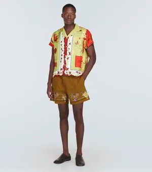 BODE Printed Silk Shirt - Multicoloured