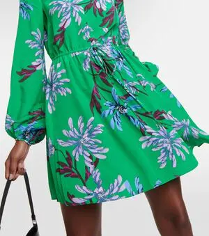 Diane Von Furstenberg Sydney Floral Mini Dress