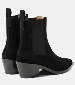 GIANVITO ROSSI Wylie Suede Ankle Boots