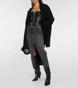 Isabel Marant Étoile Etna Leather Bustier