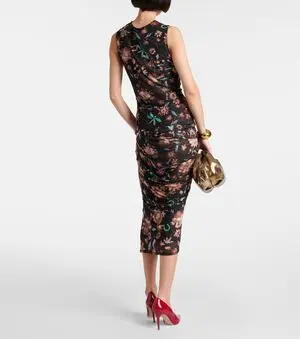 Dorothee Schumacher Floral Sheer Draped Top