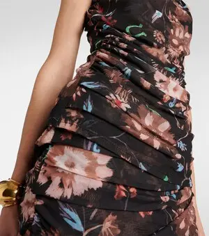 Dorothee Schumacher Floral Sheer Draped Top