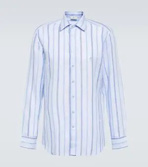 Etro Striped Linen Shirt - Multicoloured