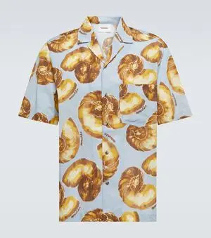 Nanushka Printed Cotton Bowling Shirt - Multicoloured