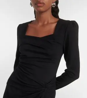 Diane Von Furstenberg Hughie Jersey Midi Dress