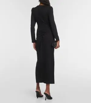 Diane Von Furstenberg Hughie Jersey Midi Dress