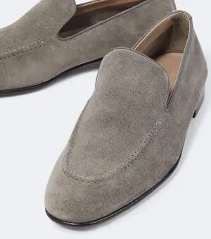 Manolo Blahnik Truro Suede Loafers