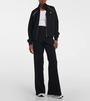 Tory Burch Crepe Flared Trousers