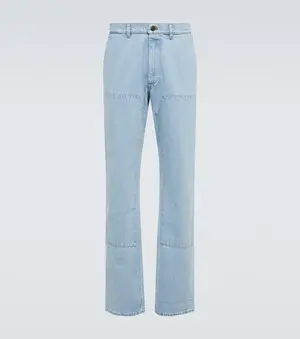 WINNIE N.Y.C Patchwork Straight Jeans - Blue