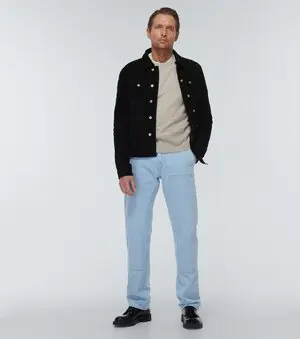 WINNIE N.Y.C Patchwork Straight Jeans