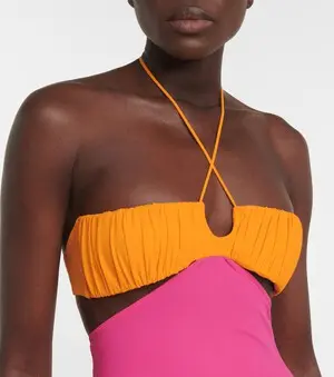 NENSI DOJAKA Cutout Cotton Mini Dress